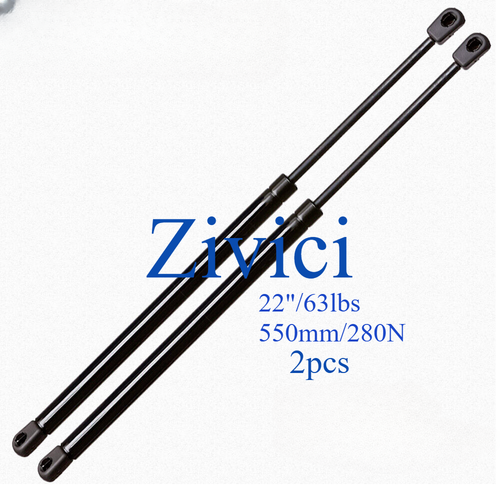 2X Universal Gas Prop Lid Lift Supports Struts Shocks Spring 22" 63Lbs ...