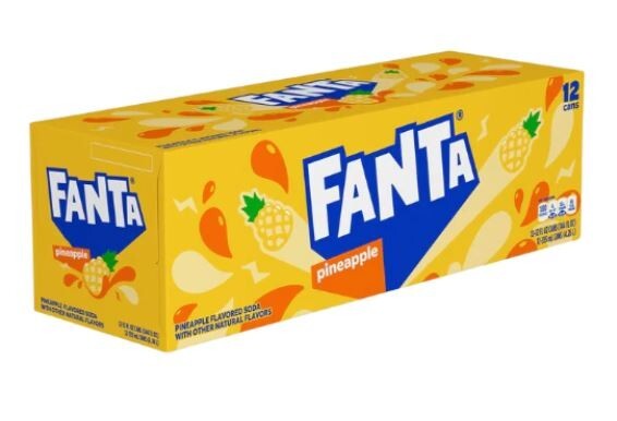 American Fanta Pineapple Flavored Soda Can 355ml (Pack of 12) | eBay UK