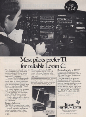 1985 Texas Instruments: Pilots Prefer TI for Reliable Loran C Vintage ...