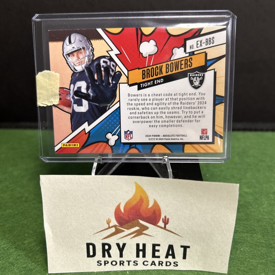 2024 Panini Absolute Explosive Brock Bowers Gold 9/10 🔥🔥🔥🔥🔥 | eBay