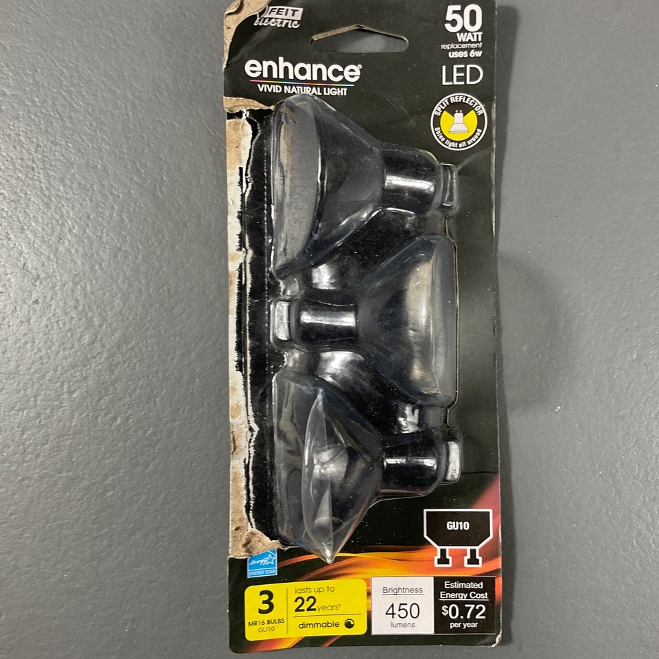 Feit Electric Enhance Vivid Natural Light 50W Split Reflector Dimmable ...