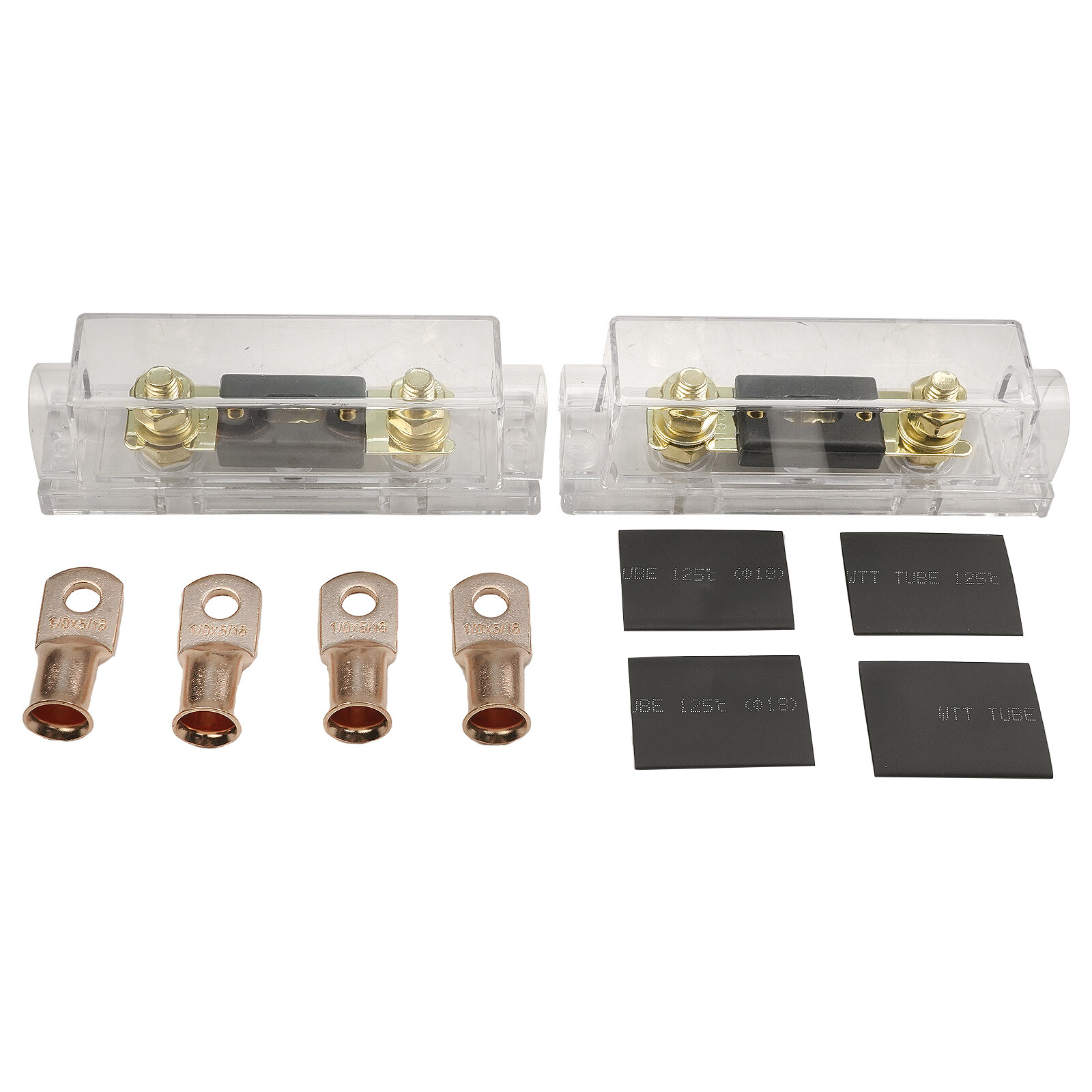 2pack 150A ANL Fuse Holder & Copper Lugs for 0 2 4 Gauge AWG Cables ...