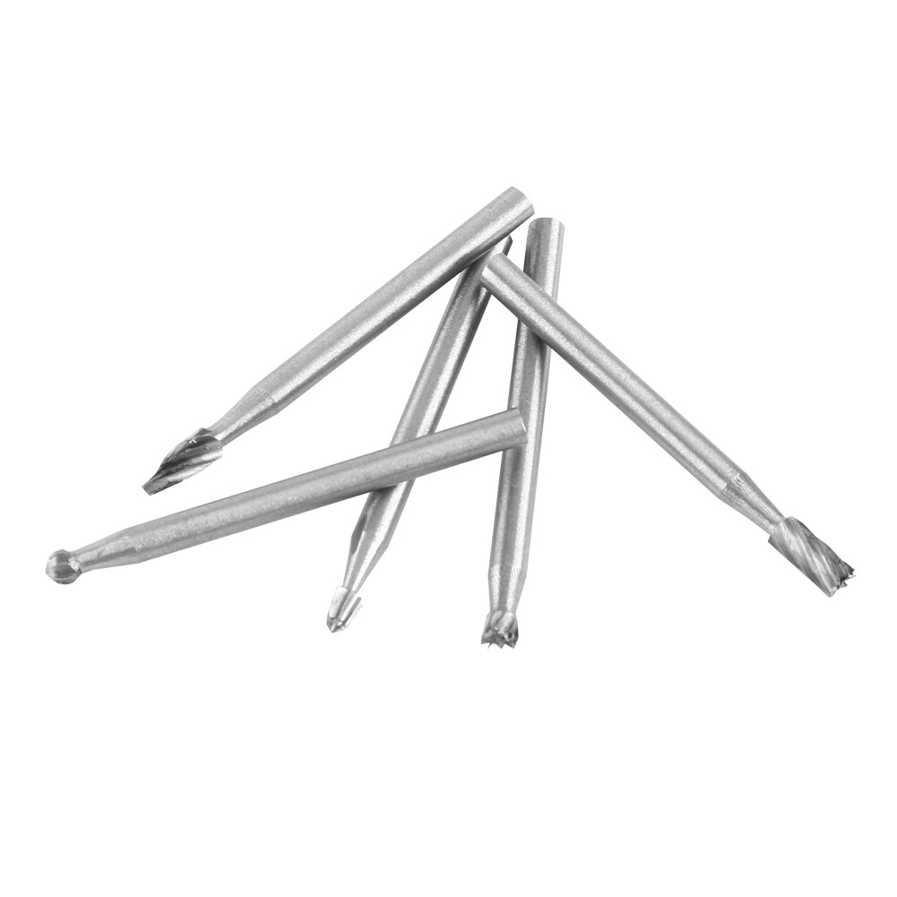 10x High Speed Steel Burrs Files Woodworking Carving Tool Set 1/8 KMY ...