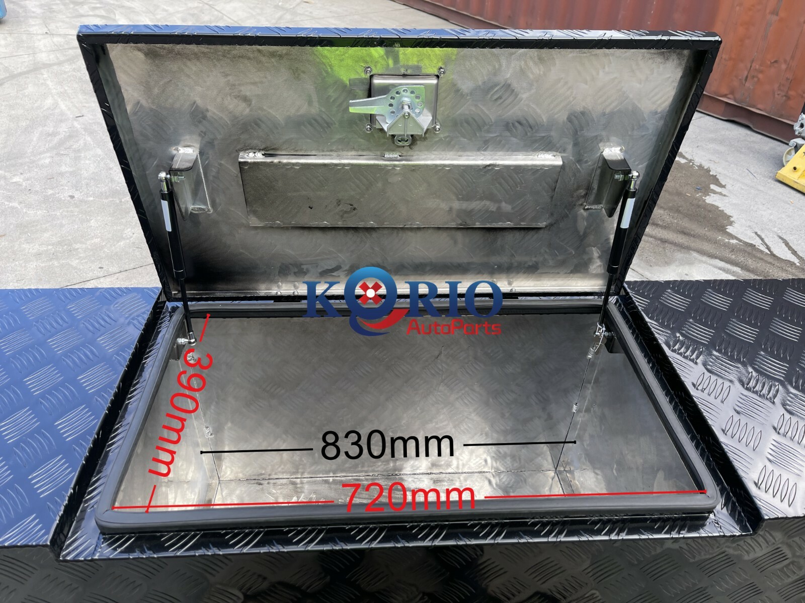 Aluminium Caravan Trailer Tool Box With Slide Trays & Storage 2200 x ...