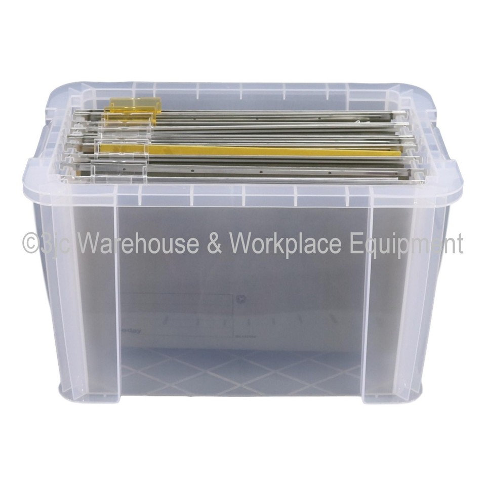 NEW Allstore Commercial Quality Clear Plastic Storage Box Boxes & Lids ...