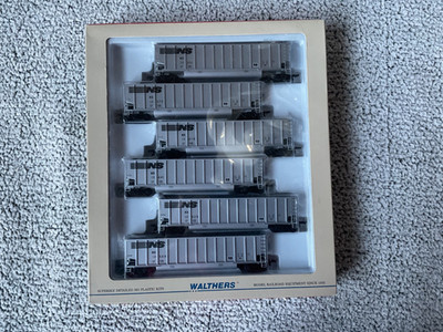 WALTHERS HO NORFOLK SOUTHERN BETHGON COAL HOPPERS SET # 2 ( 6 pack) NIB ...