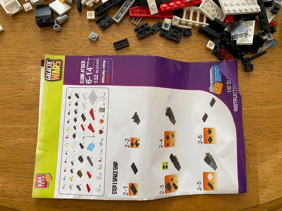 Block Tech 6 Characters, 350+ Pieces, 3 Brochures | eBay