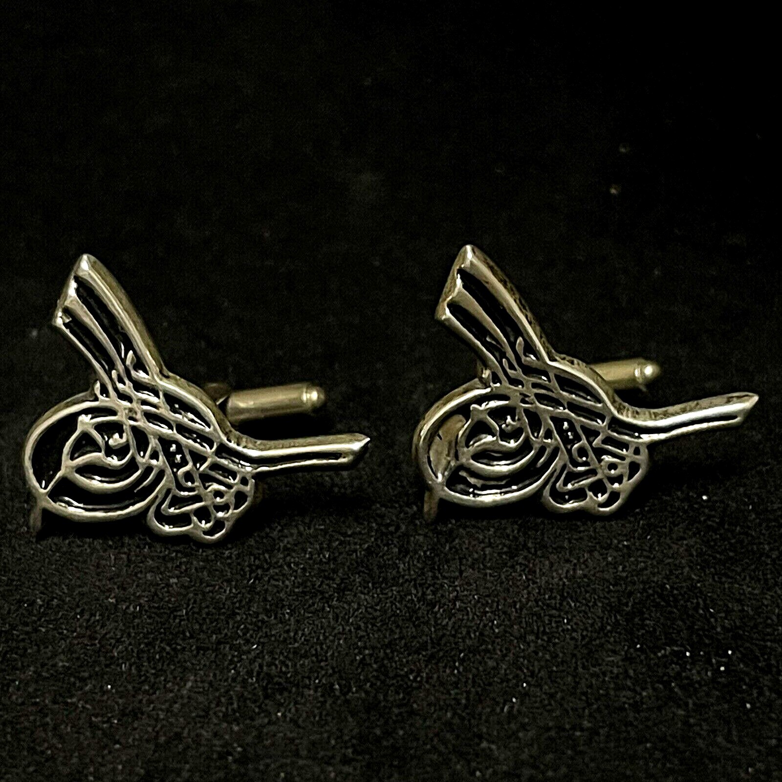 Tughra Sultan Signature Symbol Continental Silver 800… - Gem