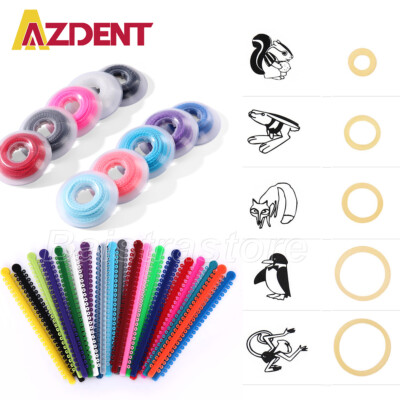 Dental Orthodontic Elastics Chain latex Elastic Ligature Ties Bands for ...