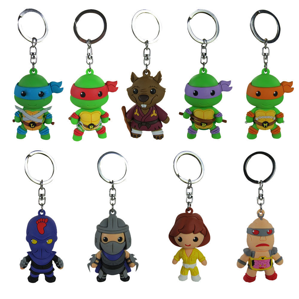 New Teenage Mutant Ninja Turtles TMNT 3-D Figural LIMITED EDT Key Chain ...