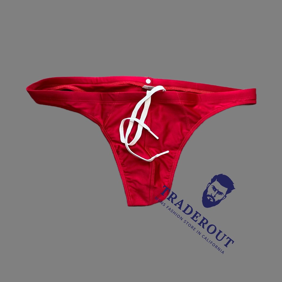 Rufskin Men Red Luc super cheeky swim bikini brief swimwear size S L | eBay