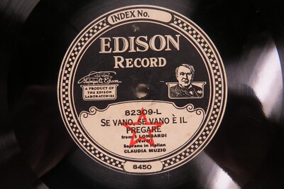 Claudia Muzio - EDISON 82309 - Se Vano, Se Vano E IL Pregare & Egli E ...