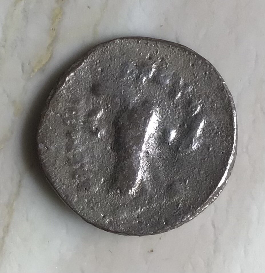 Ancient Indian Coin Indo Greek India Silver Plated 8.5Grams Forgery | eBay