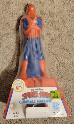 Vintage Amazing Spider-Man Gumball Machine 1980 New and Sealed Marvel ...