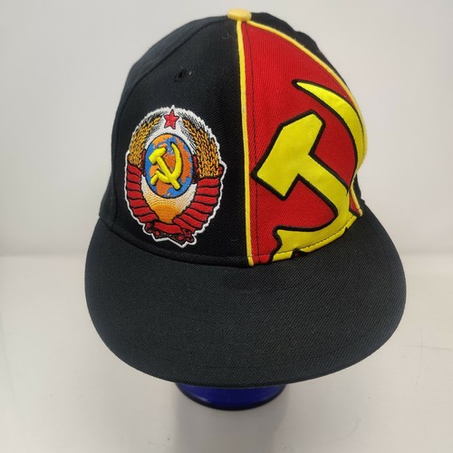 Rare USSR Soviet Emblem New Era 59Fifty Hat Cap Fitte… - Gem