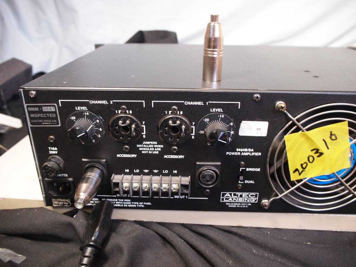 Vintage Altec 9444B Amplifier With RCA-XLR Conversion Fully Working ...