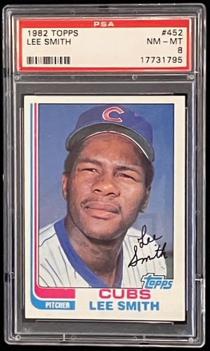 1982 Topps Baseball #452 Lee Smith RC ROOKIE PSA 8 NM-MT | eBay