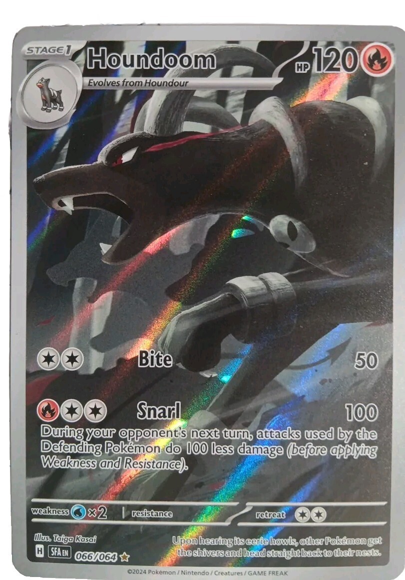 Pokémon TCG: Houndoom 66/64 Shrouded Fable Illustration Rare | eBay