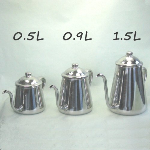Takahiro coffee drip pot 0.9L 18-8 stainless IH compatible Japan New n ...