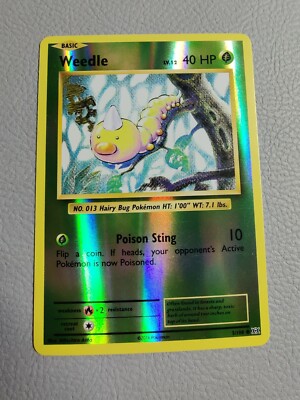 Weedle | Reverse Holo | LP | XY Evolutions 5/108 | Common | Pokemon | eBay