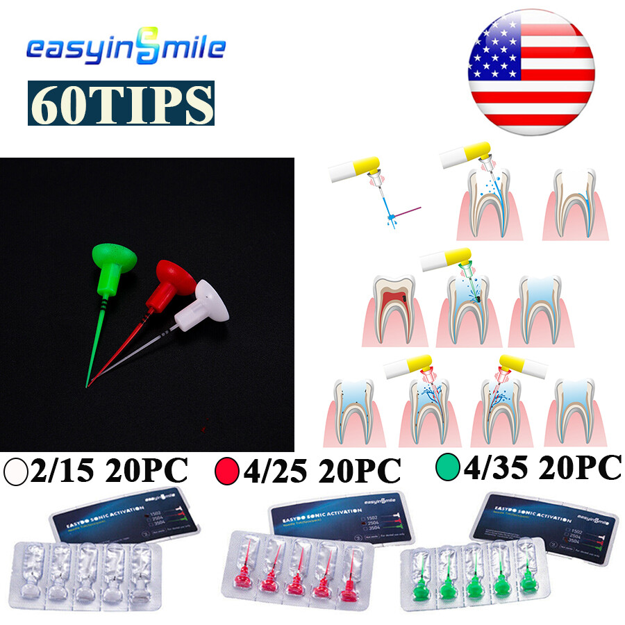 60Pcs Endo Activator Tips For EASYINSMILE Endo Sonic Irrigator Root ...