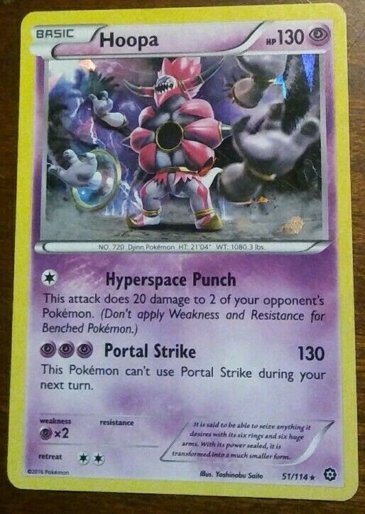 2016 Pokemon Holographic Steam Siege Set Hoopa | eBay