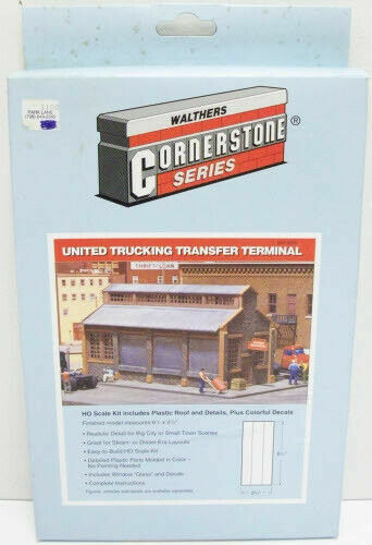 Walthers Cornerstone HO Scale United Trucking Transfer Terminal 933 ...