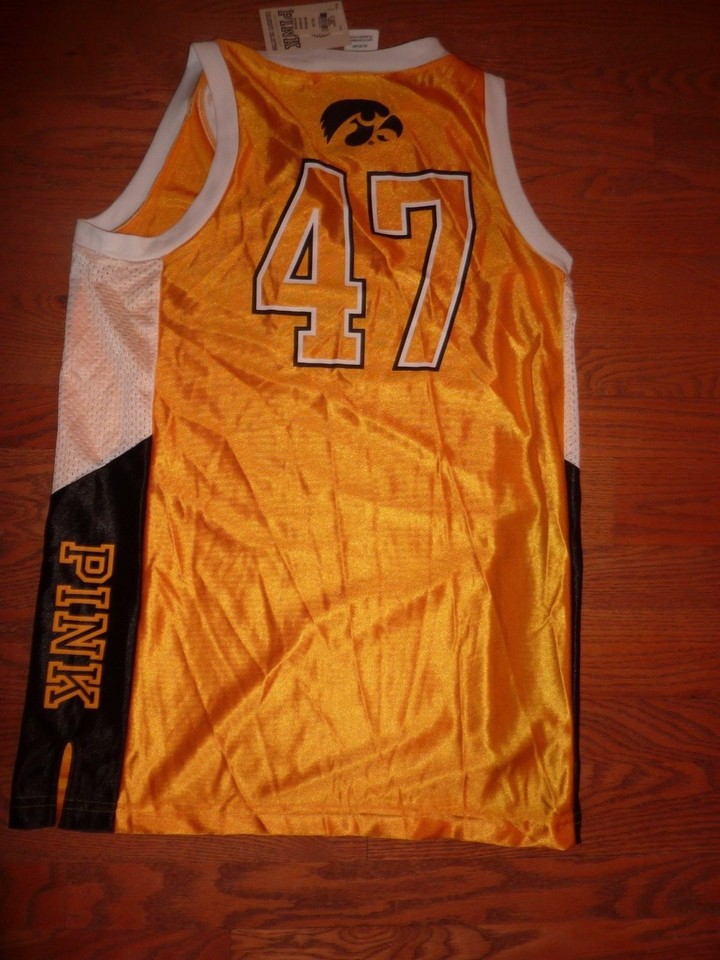 VICTORIAS SECRET PINK "PINK""47" COLLEGIATE IOWA "HAWKEYES" SILK LIKE ...