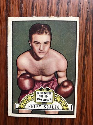 PETEY PETE SCALZO 1951 TOPPS RINGSIDE BOXING #27 Featherweight | eBay