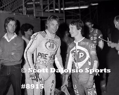 Original MIKE BAST KELLY MORAN 8 x 10 COSTA MESA SPEEDWAY MOTORCYCLE ...