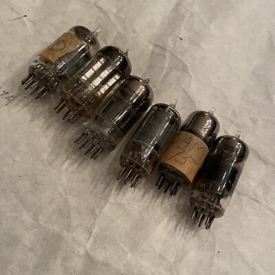 6GH8A, 12AX7A, 6BA6, 6T8, 2HE4, Vacuum Tubes TESTED lot | eBay