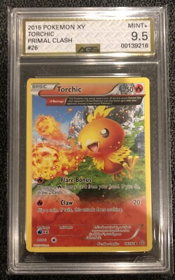 Torchic 26/160 Primal Clash Pokemon TCG Card AGS Graded 9.5 Mint+ | eBay