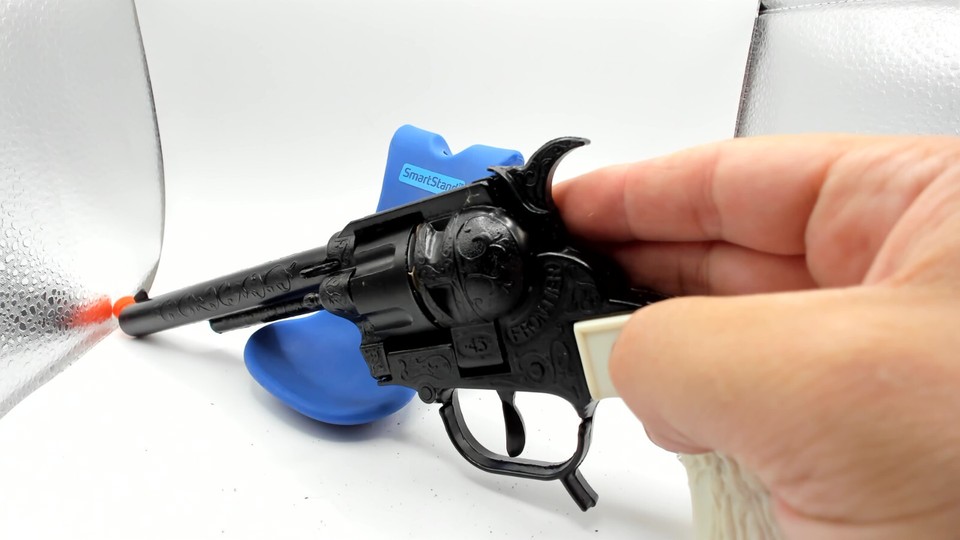 🔥🔥 BCM FRONTIER '45 COLT Outlaw cap gun 10” toy vintage cap gun England ...