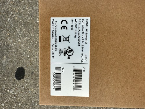 Honeywell HC60W35R2 60 Series 5MP IR MFZ WDR IP Dome Camera, 2.7-13.5mm ...