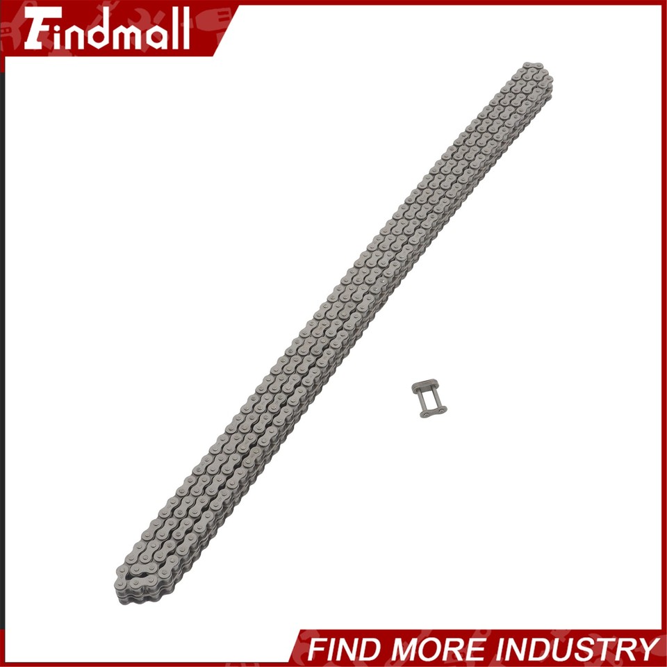 Findmall 10 Feet #40-2 Double Strand Roller Chain Includes 2 Master ...