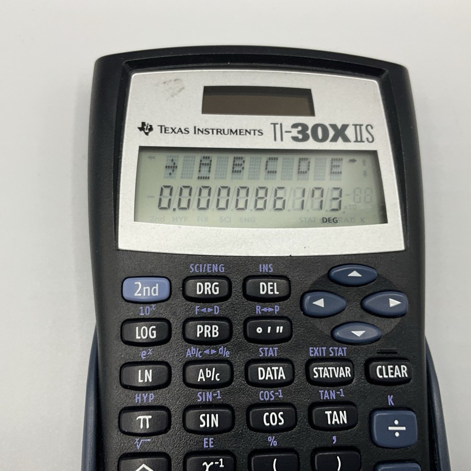 Texas Instruments Scientific Calculator Ti-30x IIS With Cover Exc. Cond ...