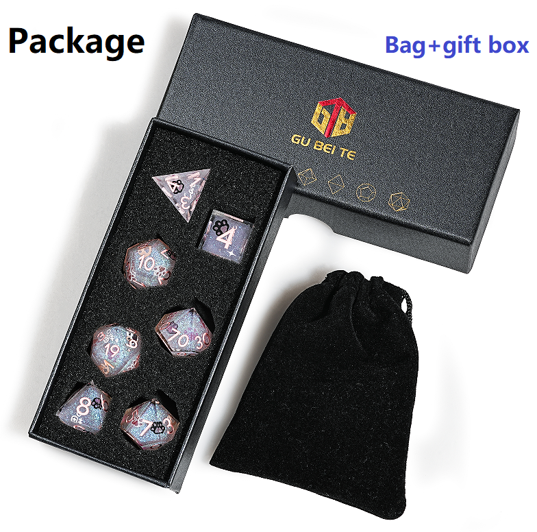 7 Dice Set Poly Dice Set Transparency series For RPG Games D&D PST Role Playing | eBay