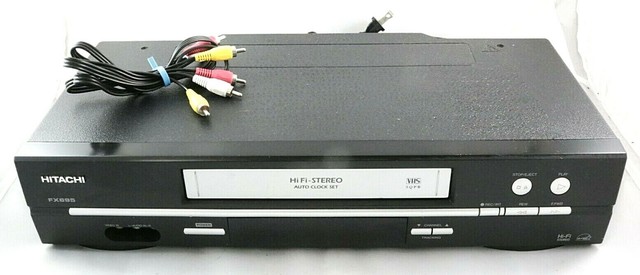 Hitachi VCR VHS 4-head Hi-fi Stereo Fx695 for sale online | eBay