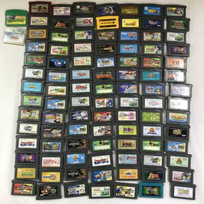 Junk Nintendo GameBoy Advance Soft Cartridge Lot 100 Set Random Game ...
