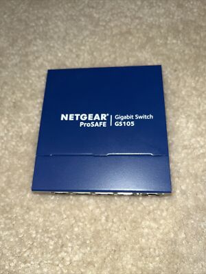 Netgear GS105NA 5-Port Gigabit Desktop Ethernet Switch 606449029697| eBay