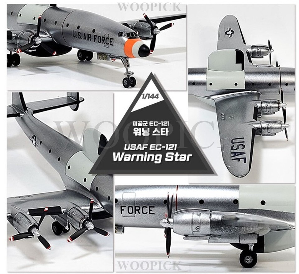 Academy 1/144 USAF EC-121 Warning Star Air-force Aircraft Model kit Toy ...