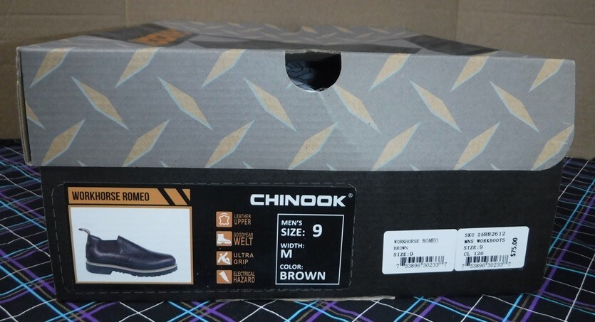 Men's Chinook Workhorse Romeo Slip-On Brown Leather | eBay