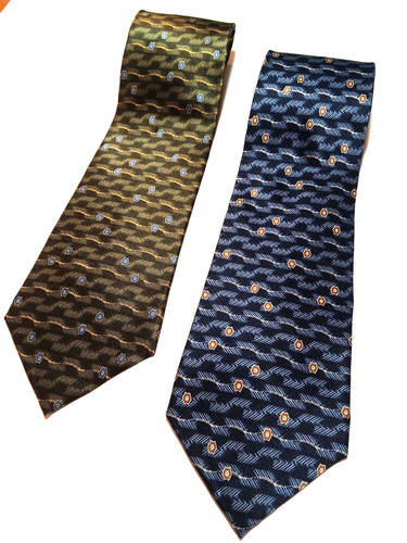 Antani 2 Pack All Silk Allover Printed Tie NEW-062 | eBay