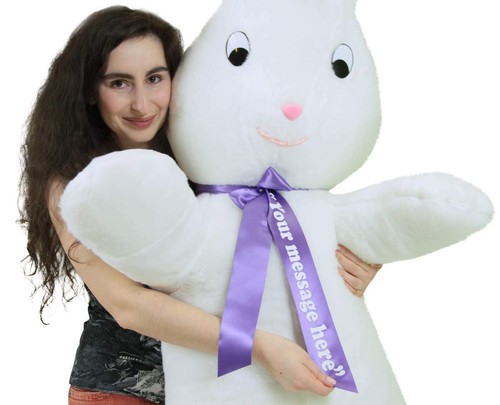 Personalized Giant Stuffed Bunny 60 Inch Soft Big Plush 5 Foot Rabbit ...