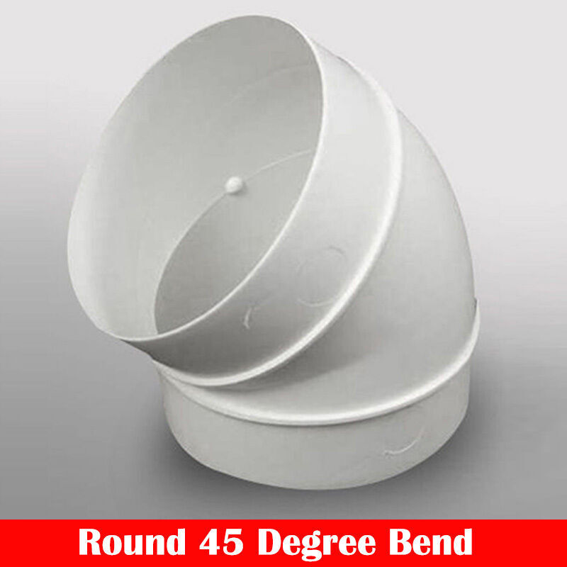 4" 100mm Universal Round Cooker Hood Extraction Vent Duct Pipe Fan ...