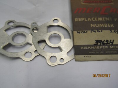 2 New OEM Mercury Quicksilver Impeller Wear Plates 39624 | eBay