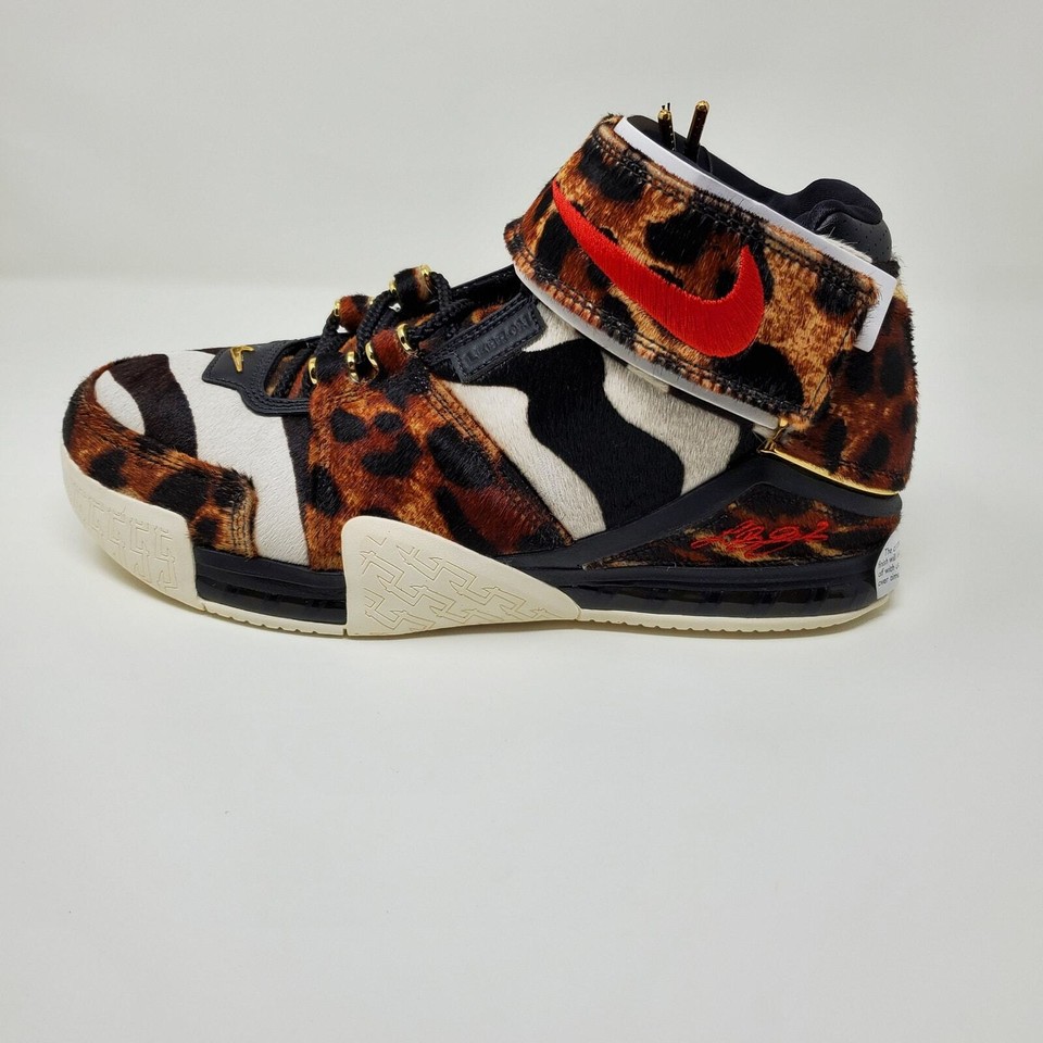 Nike Zoom LeBron 2 LX Beast Men's Size 9 Maple University Red Black ...