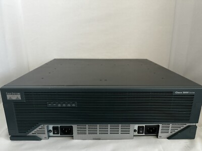 Cisco 3800 Series Cisco 3845 Integrated Router w/ Dual Power Supply | eBay