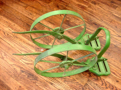 NICE Antique Vintage Planet Jr Two Wheel Hoe Sweep Walk Behind Garden ...