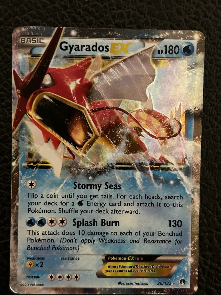 Pokémon Gyarados EX 26/122 BREAKpoint Holo English Pokémon-EX Pokémon ...